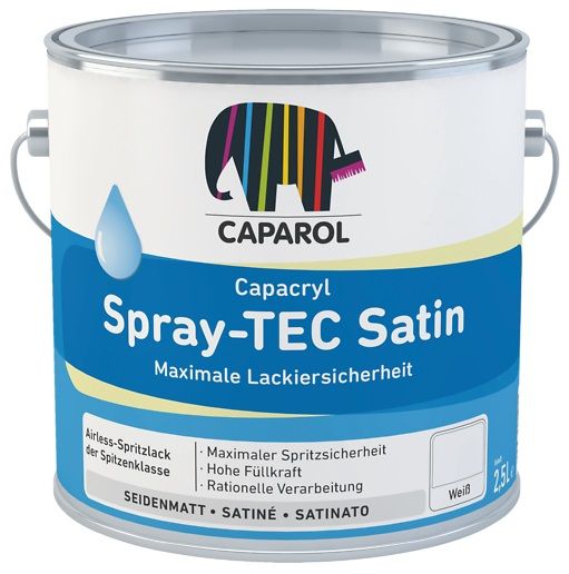 Caparol Capacryl Spray-TEC Satin | Caparolverf.nl